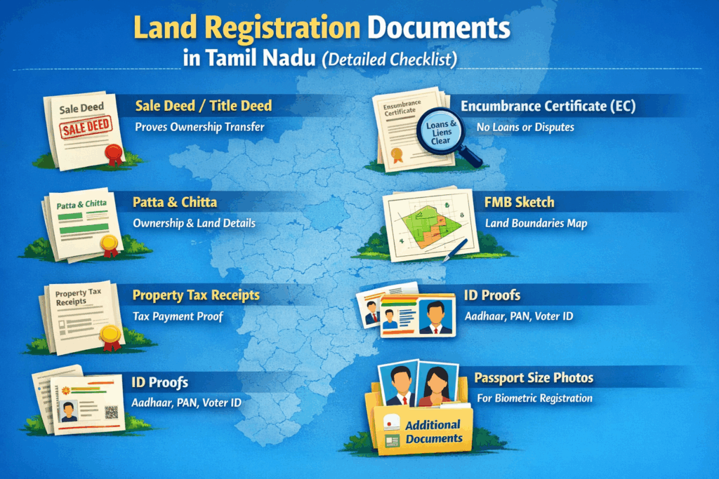What Documents Are Needed For Tamil Nadu Land Registration